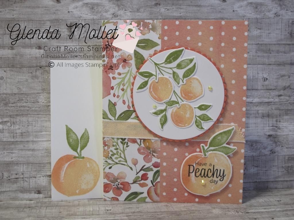 Craft Room Stamper: You're A Peach Suite Card and Video Tutorial