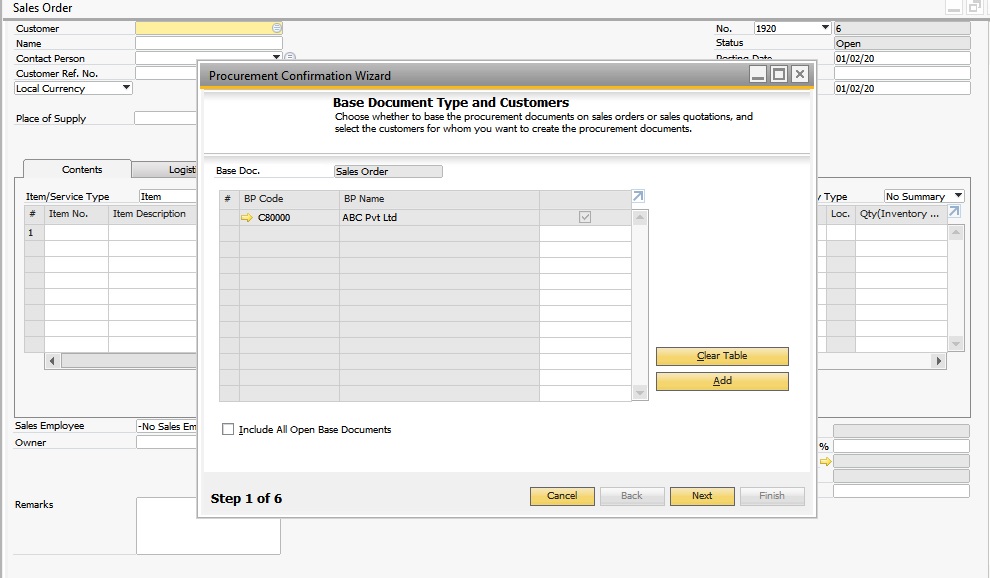 SAP Business One Knowledge: Drop-ship Warehouse in SAP Business One