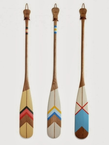 Paddle Making (and other canoe stuff): Painted Paddle Trend