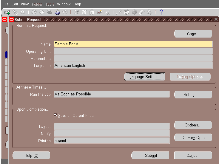 Oracle Apps How To Make The Oracle Report Concurrent Program Ends With