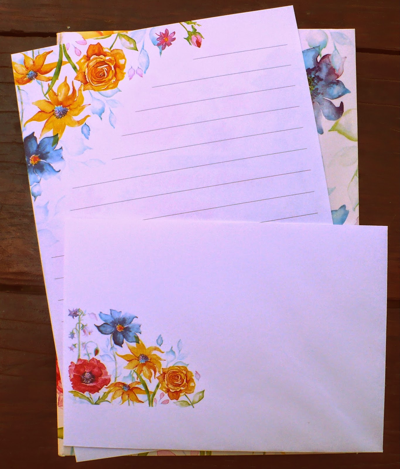 Nowa papeteria oraz list z Japonii