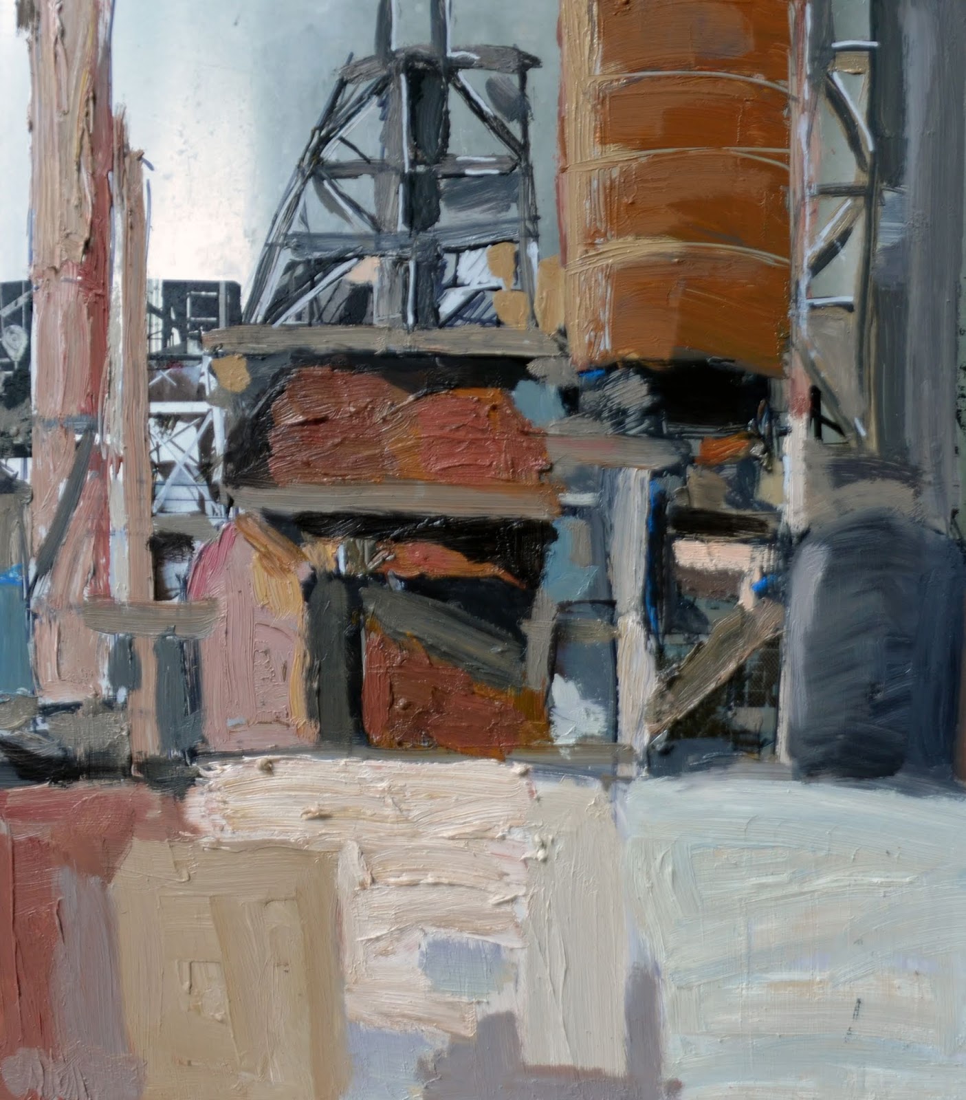 Glenn Locklee - Urban Industrial: Paintings