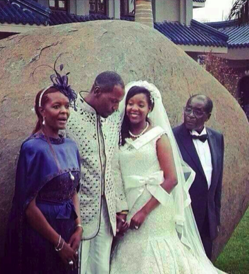 MUGABE’S DAUGHTER BONA WEDS SIMBA CHIKORE