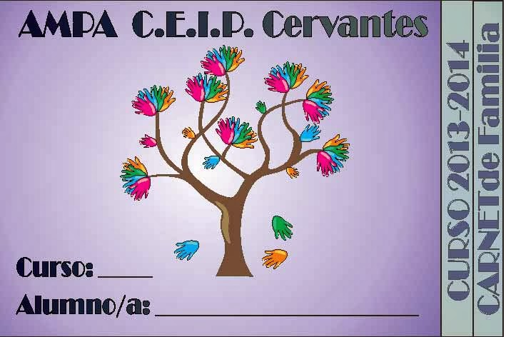 A.M.P.A. C.E.I.P. CERVANTES : NUEVO CARNET DE FAMILIA DE LA AMPA