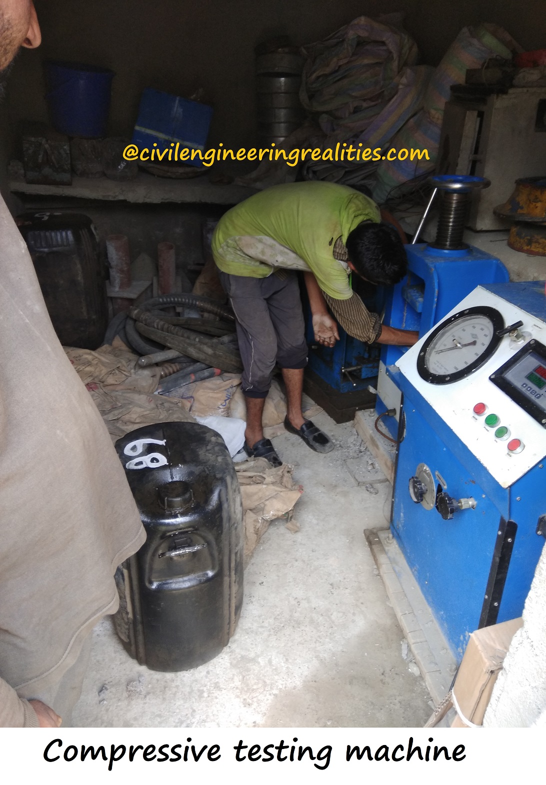 Cube test | Compressive strength test of concrete