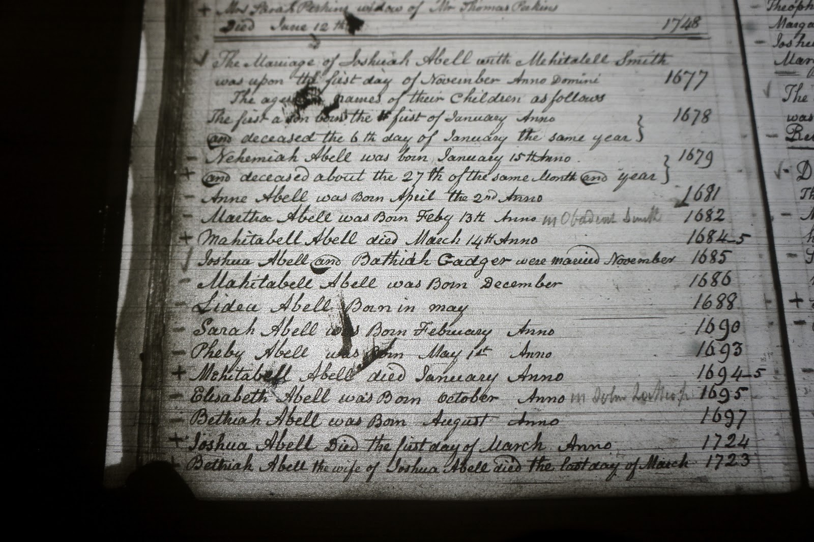 Samuel Griffin Genealogy Blog: Nehemiah Smith and Sarah Anne Bourne