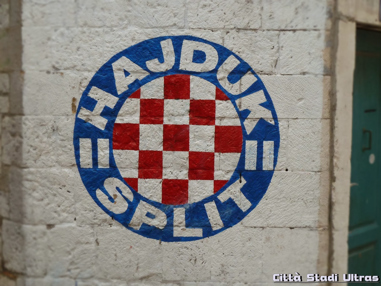 Città Stadi Ultras: Torcida Hajduk Split Wandmalerei