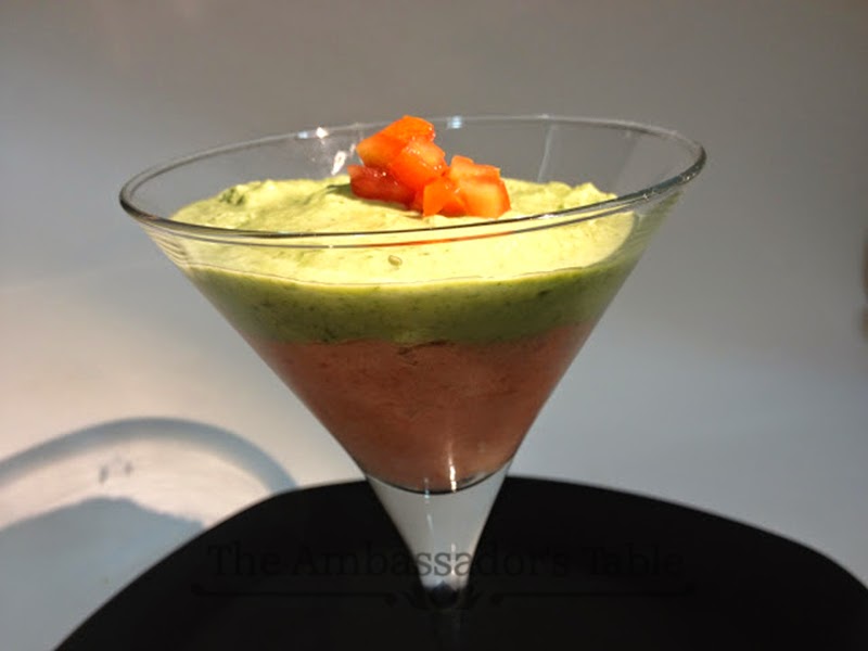 Fresh And Delicious:Tomato Mousse With Basil Sauce - The Ambassador's Table