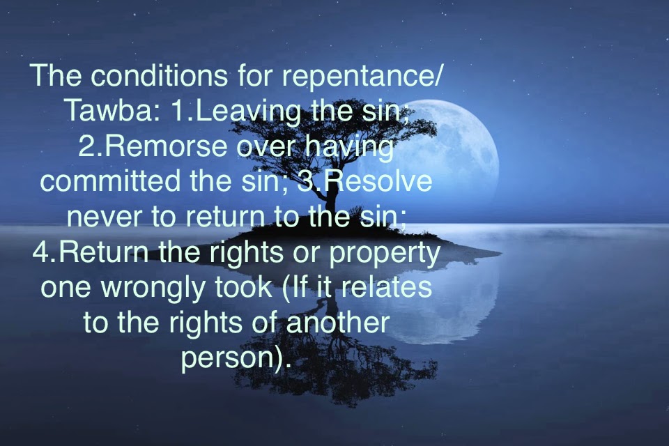 Chapter on Repentance | The Ghurabah - Islam, the Land and Mankind