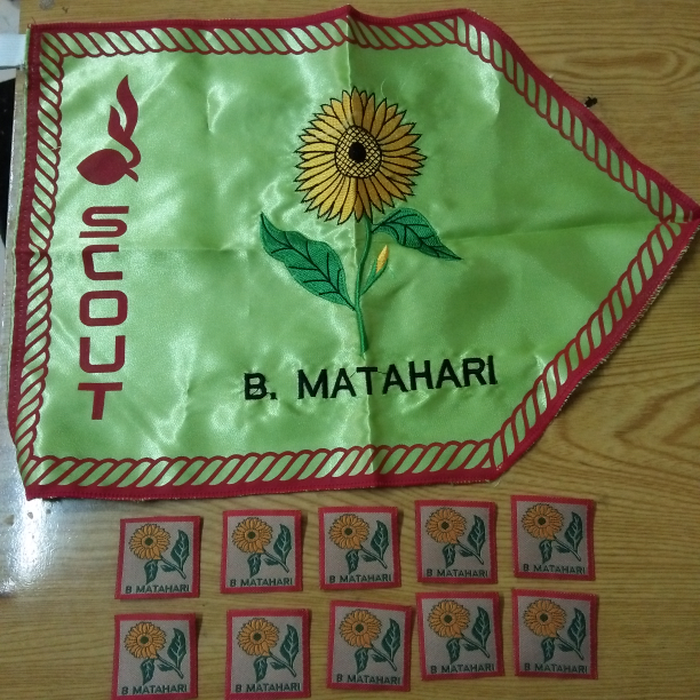 Bendera Regu Pramuka-Matahari - Alat Pramuka Online