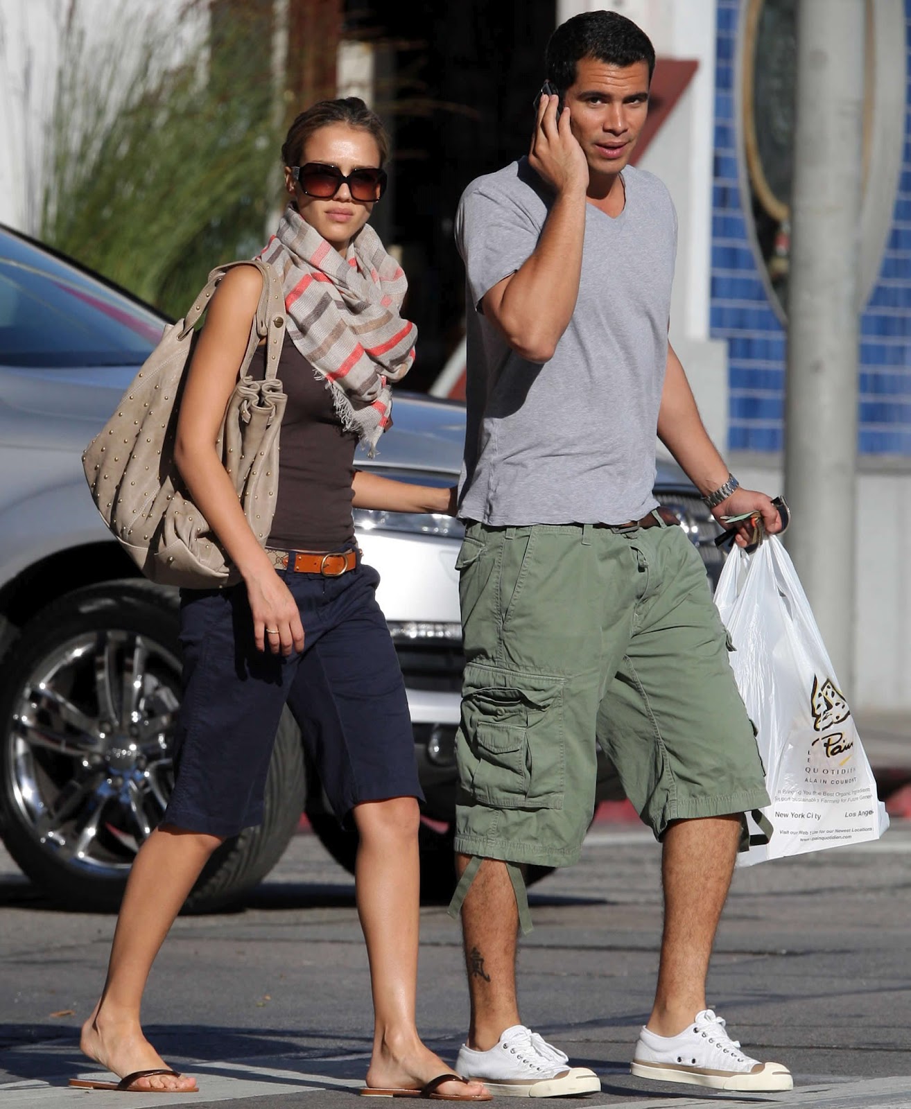 Super Hollywood: Jessica Alba With Her Boyfriend Cash Warren In ...
