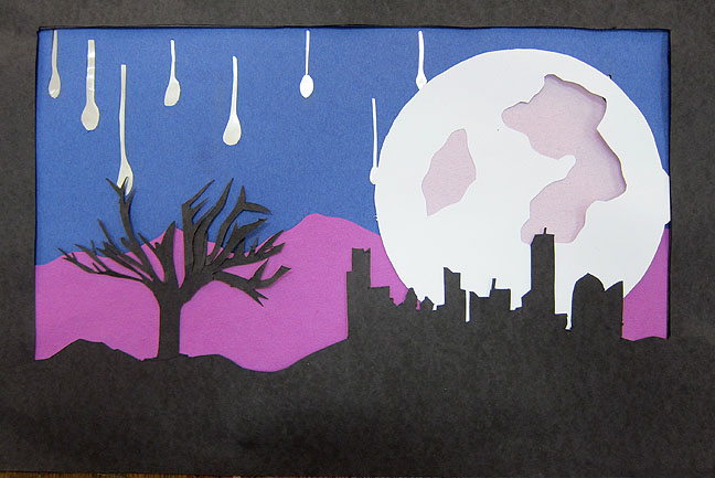 Mr. Bob's Middle & High School Art Room: Construction Paper Layers high ...