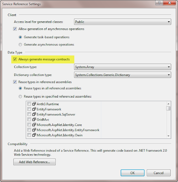 How to Fix an Empty Web Service Reference in Visual Studio