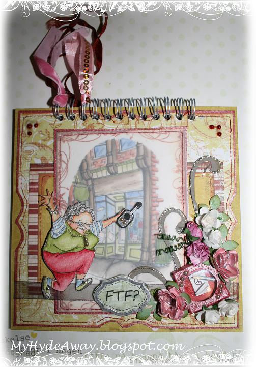 My Craft and Garden Tales: Logbook for a geocache outside a craft shop