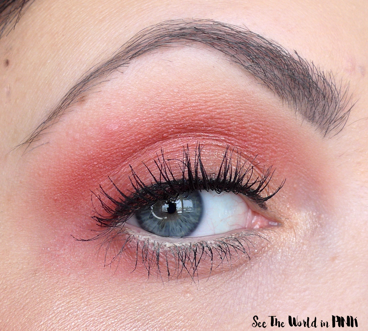 March Shop My Stash - Colour of the Year "Living Coral" Makeup Look ...