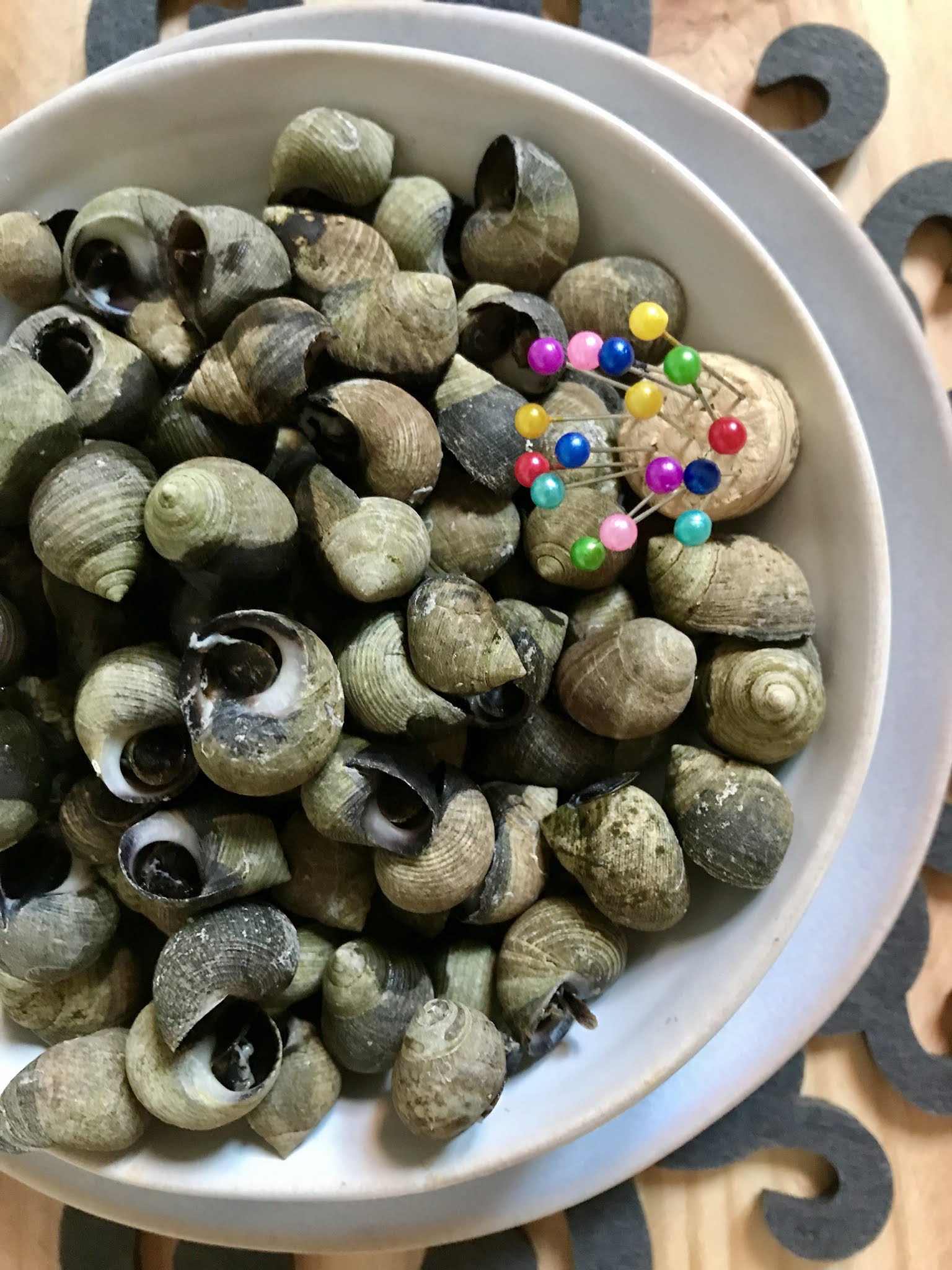 Cómo cocer y congelar bígaros o caracolillos de mar