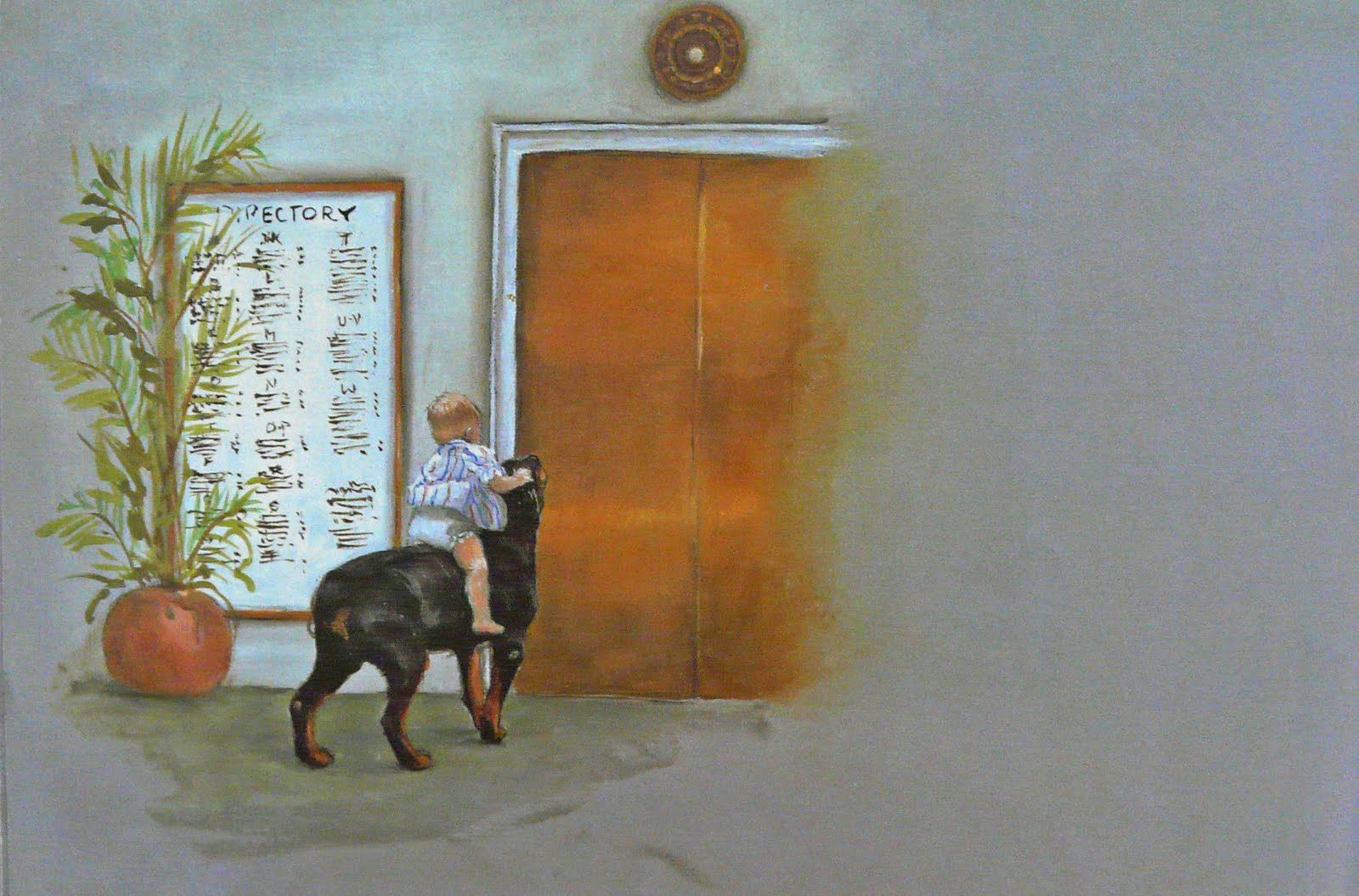 A Tulip Garden: Carl, The Rottweiler