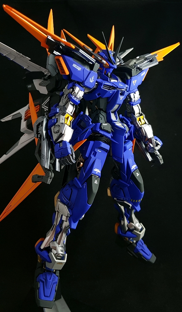 Painted Build: MG 1/100 Gundam Astray Blue Type D "Blue Armor"