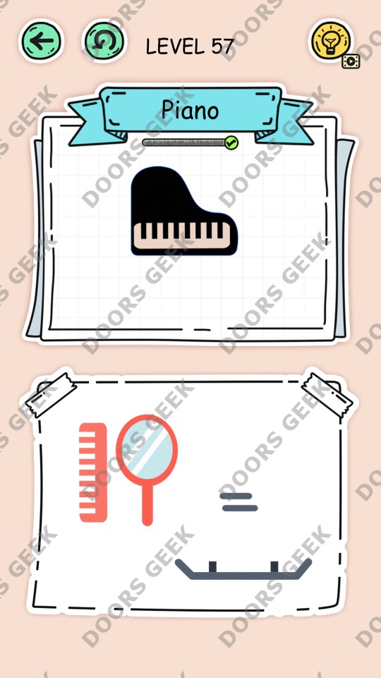 Puzzle Fuzzle Level 57 Solution ~ Doors Geek