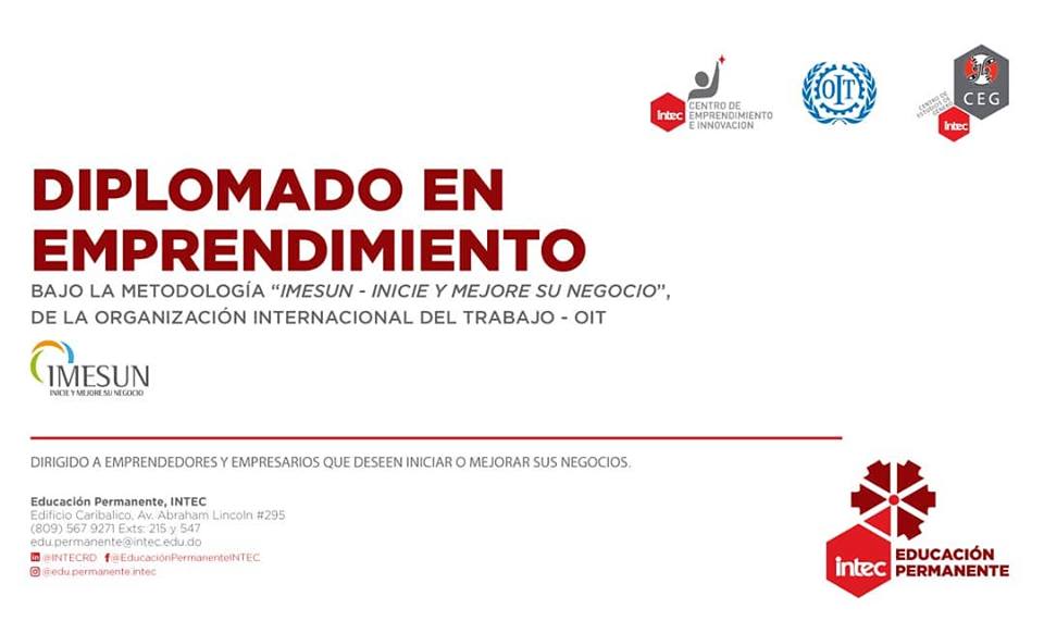 Inscribete en el Diplomado de Emprendimiento de INTEC - PRUEBA