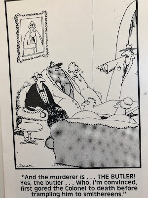 Mystery Fanfare: Cartoon of the Day: The Butler Did It