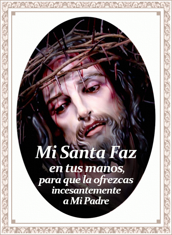 Prácticas de piedad y Devocionario Católico: OFRECER LA SANTA FAZ POR ...