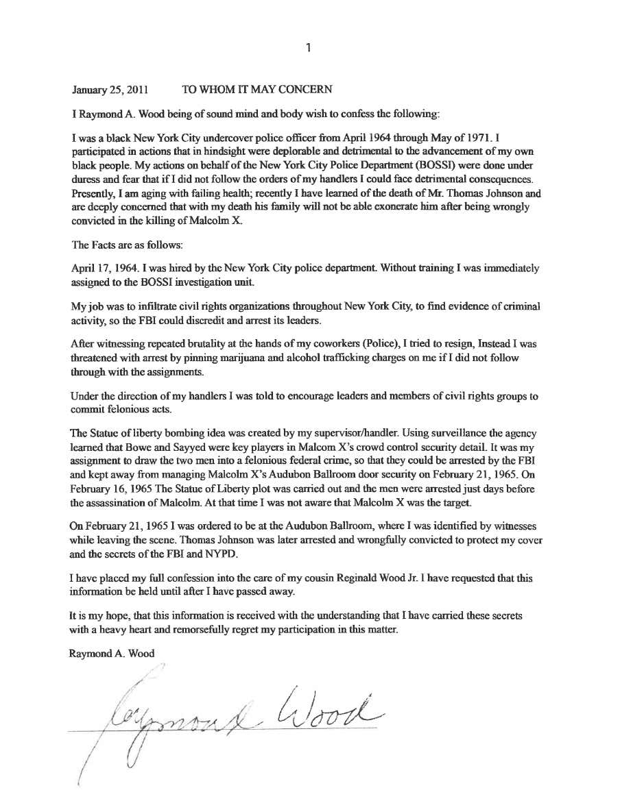 A POSTHUMOUS LETTER LEFT BY A FORMER NEW-YORK CITY POLICE OFFICER SAYS ...