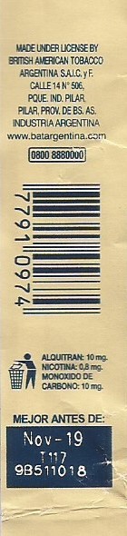 Colección de Marquillas : Camel - 20 - Argentina