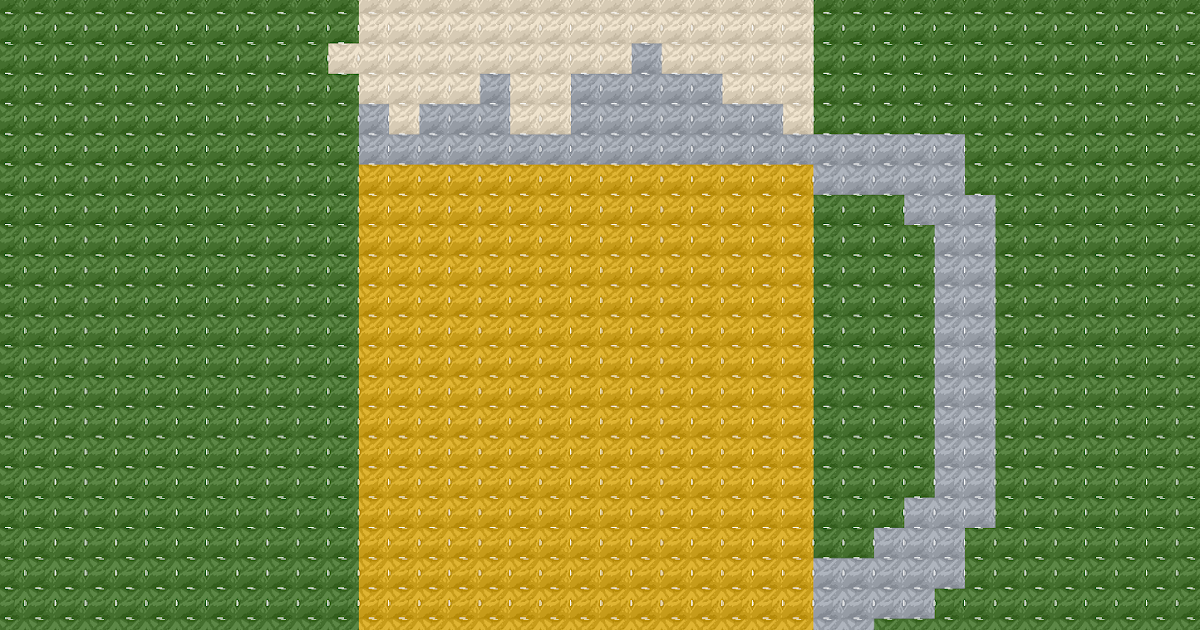 Grandma Duck Designs: Free Graphghan Block - International Beer Day