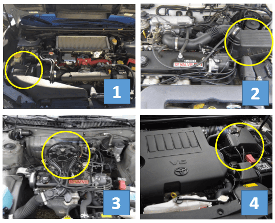 How to change engine air filter in car