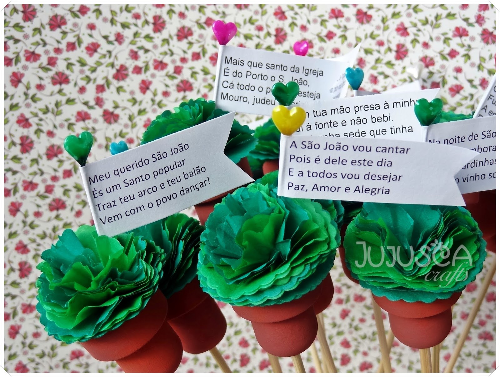 Jujusca Crafts: Manjericos de S. João (2013)