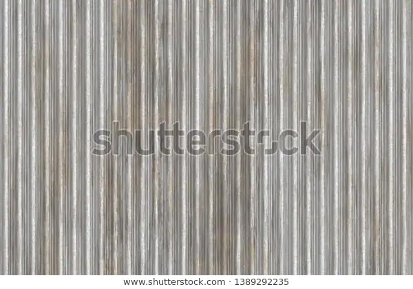 Corrugated Metal Panel Texture - Room Decor