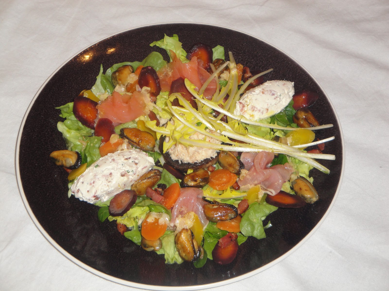 La Cuisine de Francis: SALADE GOURMANDE TERRE / MER
