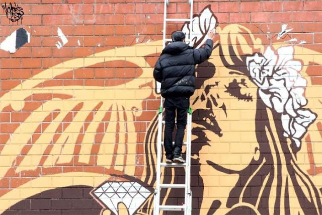 [People] Lo stile Liberty di Diamond, lo street artist romano che si ...