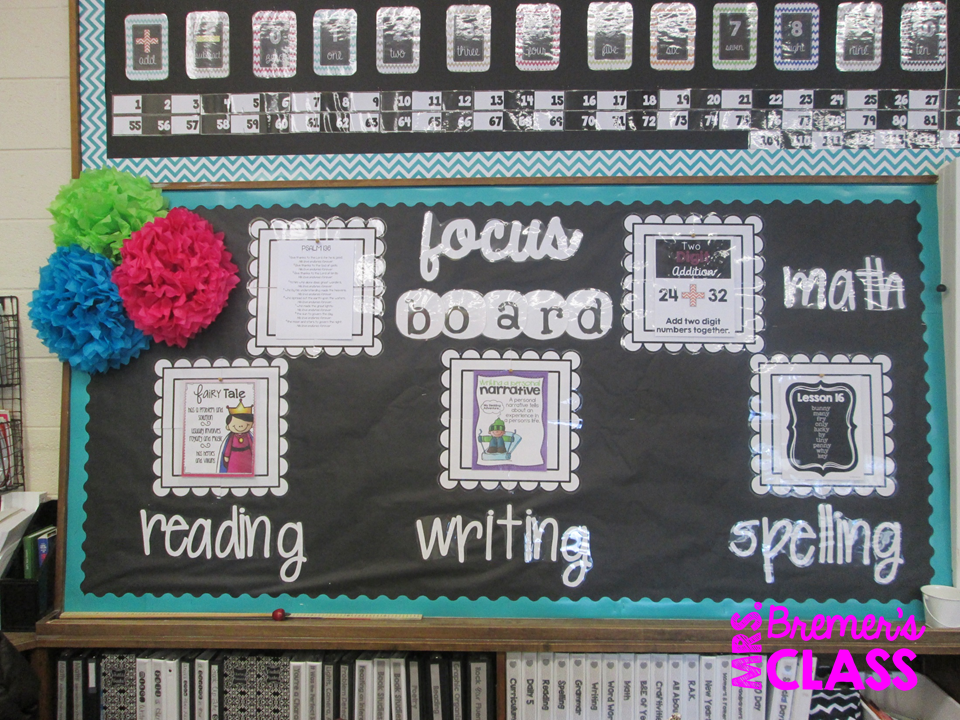 Let's FOCUS! {Focus Board/Objectives Board Inspiration} | Mrs. Bremer's ...