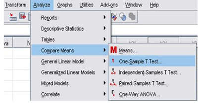 Contoh Soal uji t (t-test): One Sample t-test + Analisis - Bagian I