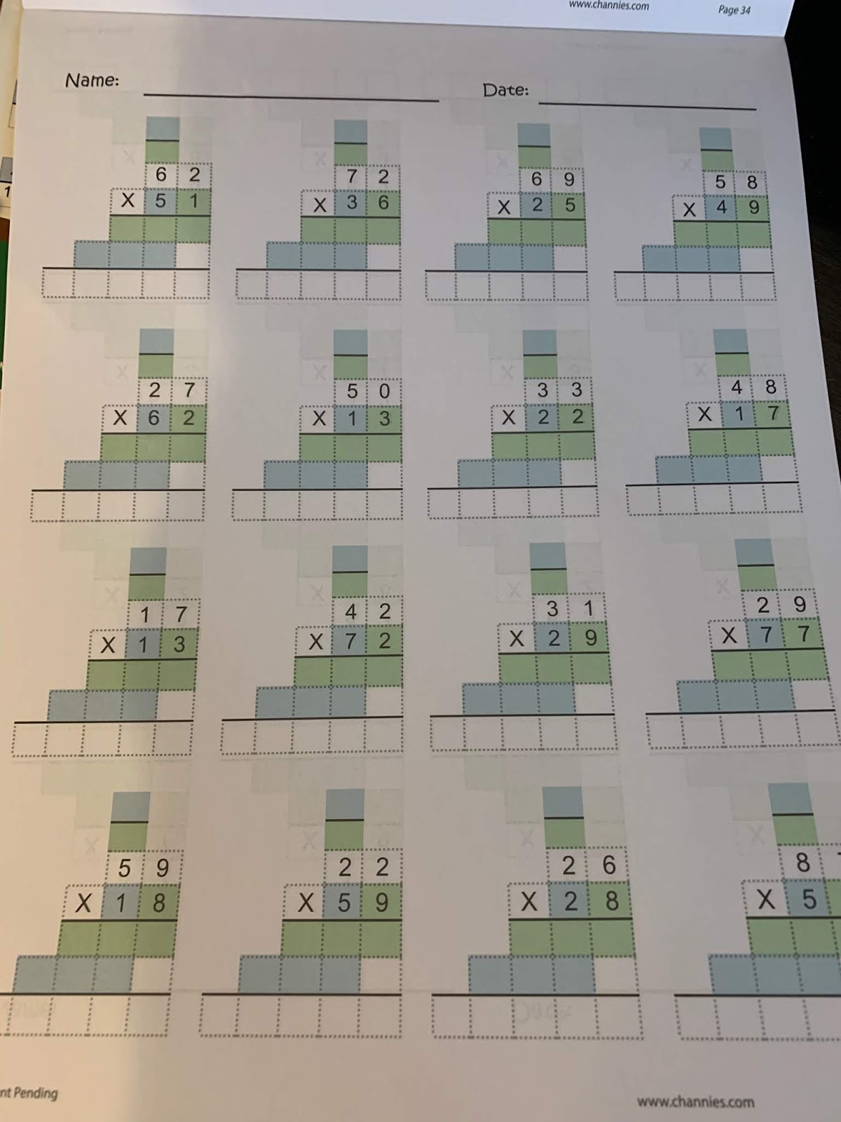 Daily Blog: Review: Channie's Visual Handwriting & Math workbooks