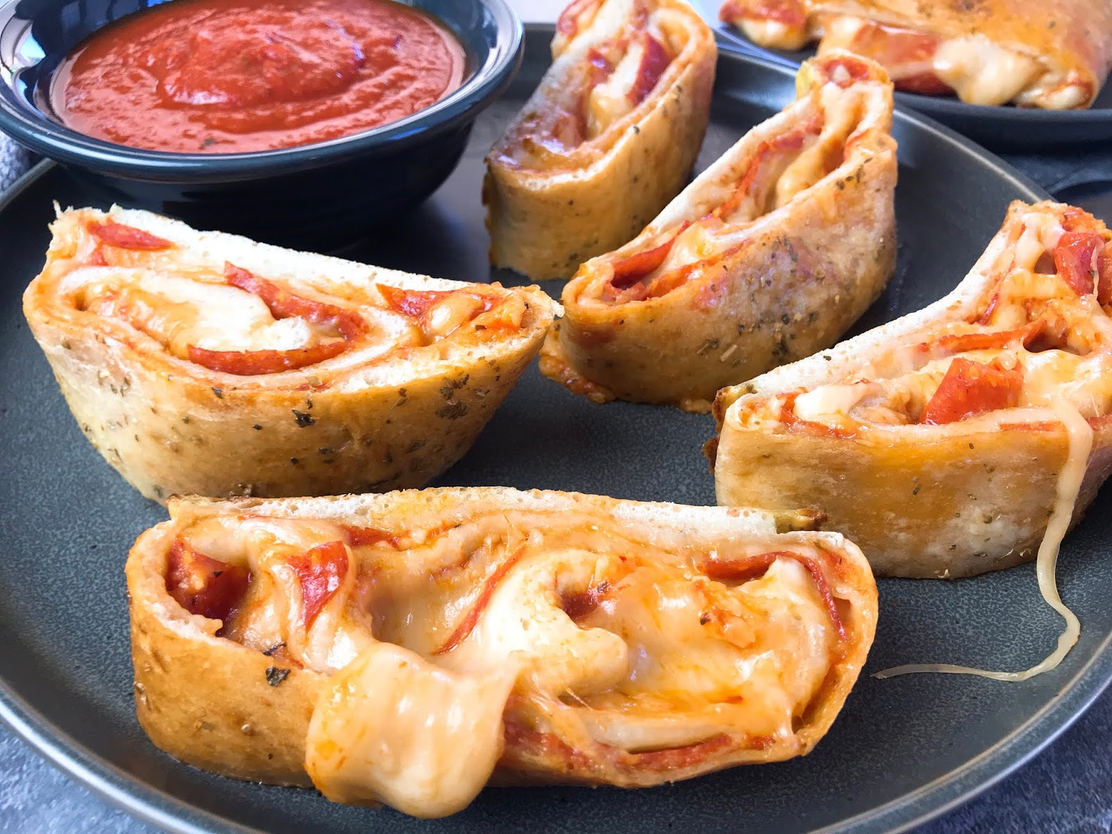 Pepperoni and Cheese Stromboli
