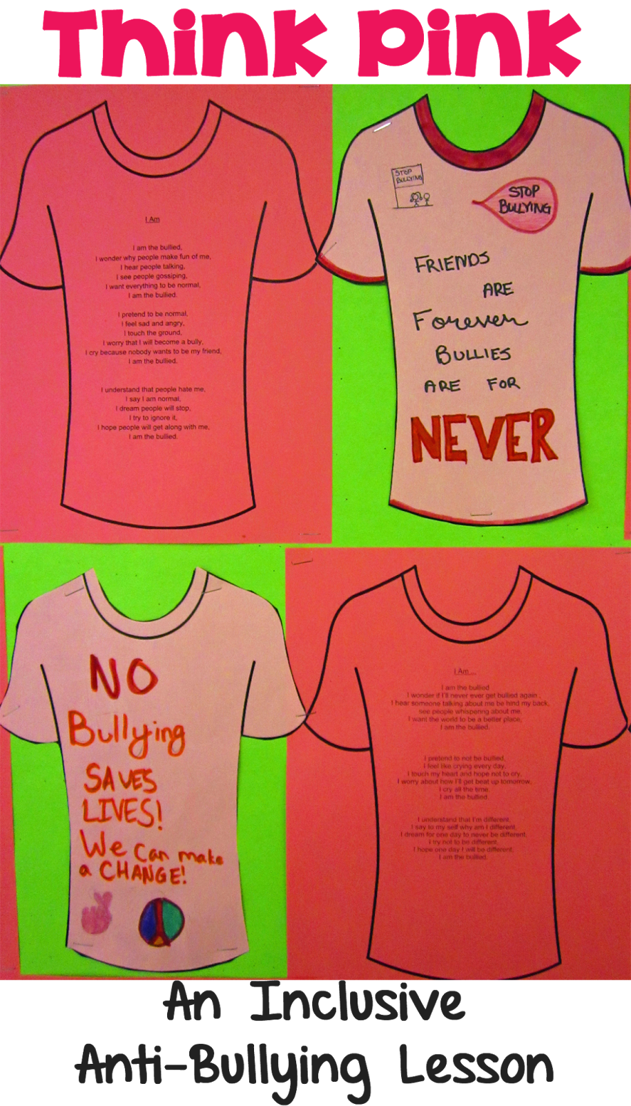 Think Pink: An Anti-Bullying Resource | RUNDE'S ROOM
