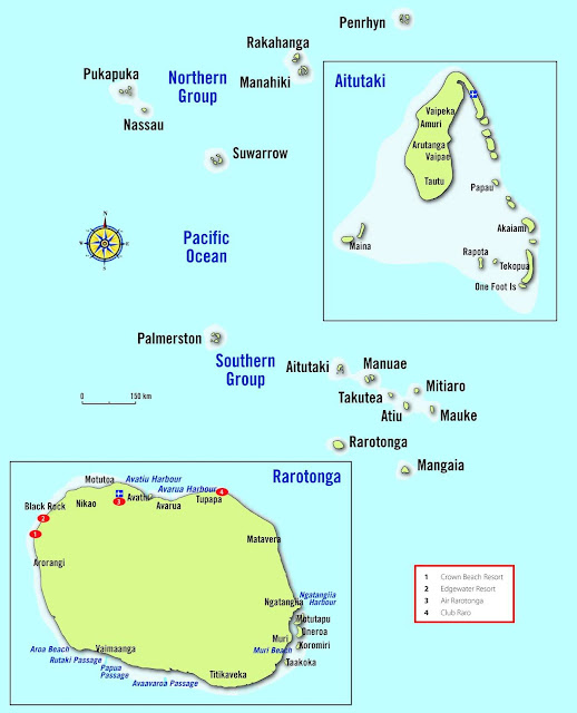 MAPAS DAS ILHAS COOK (NOVA ZELÂNDIA) - Geografia Total™