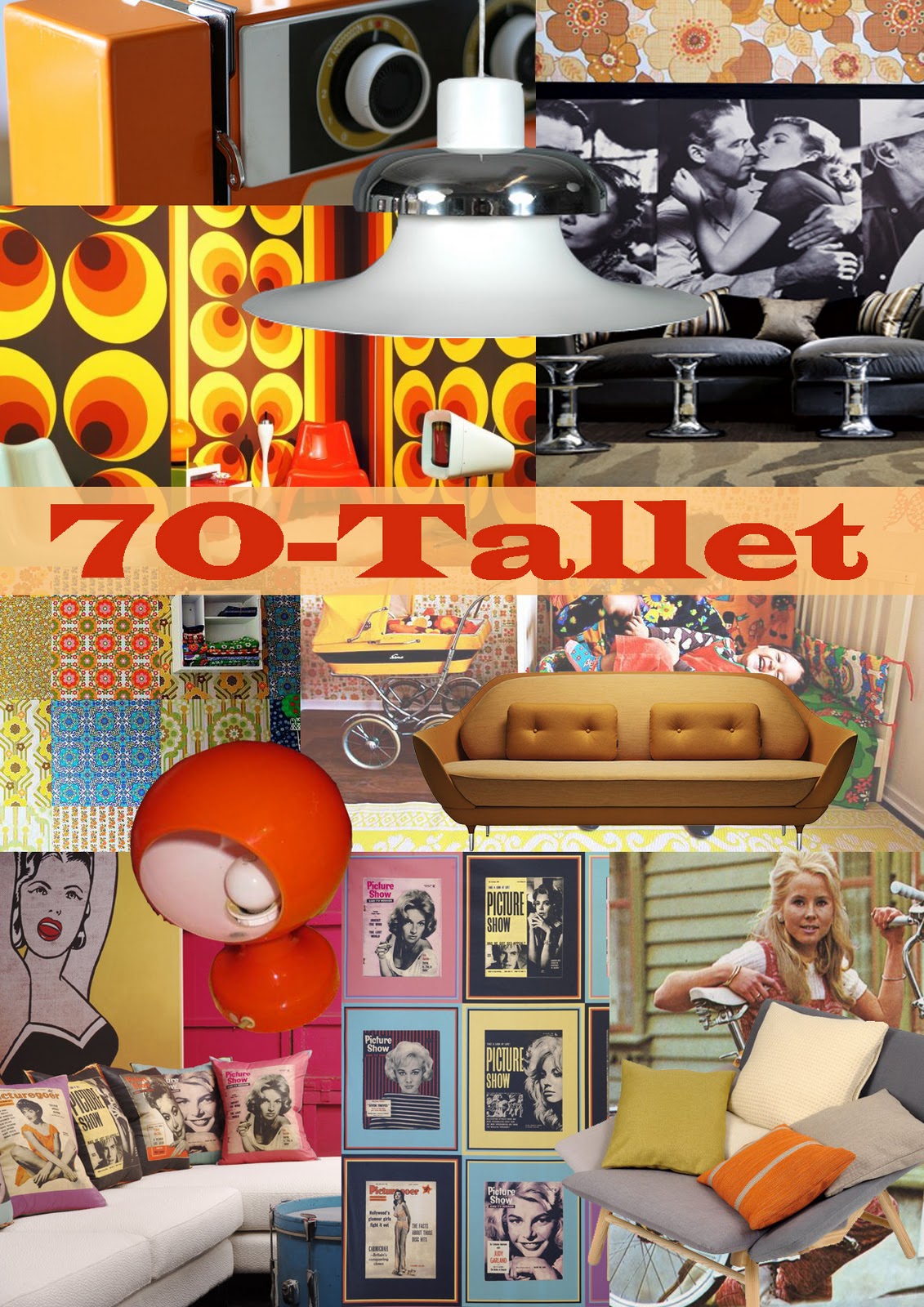 Cassandras Interior: Mooboard, 70-tallet.