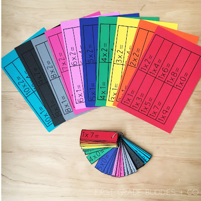 Increase Math Fact Fluency with the Rainbow! | First Grade Buddies