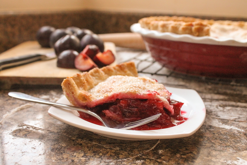 Food Lust People Love: Kate's Perfect Plum Pie #BakingBloggers