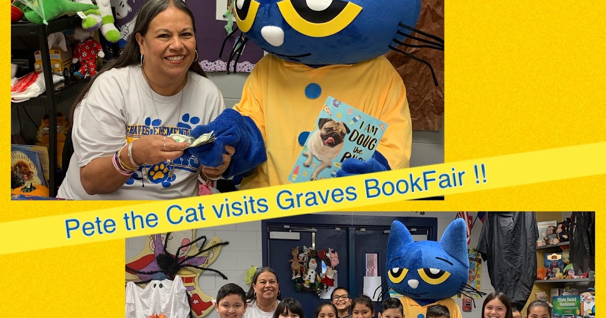 Eagle Pass ISD - iVision: Pete the Cat visits Graves Bookfair