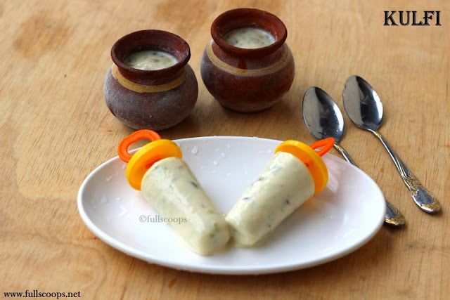 Kulfi Recipe ~ Full Scoops - A food blog with easy,simple & tasty recipes!