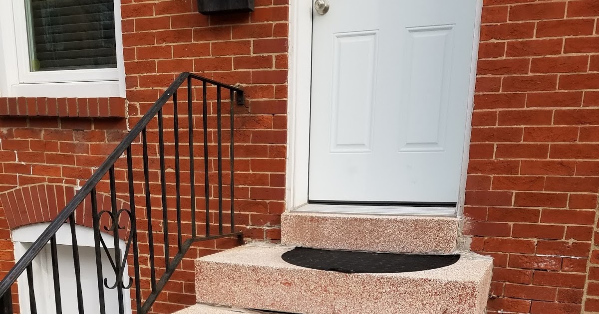 Custom Stoneworks & Design Inc.: Baltimore City Steps before after