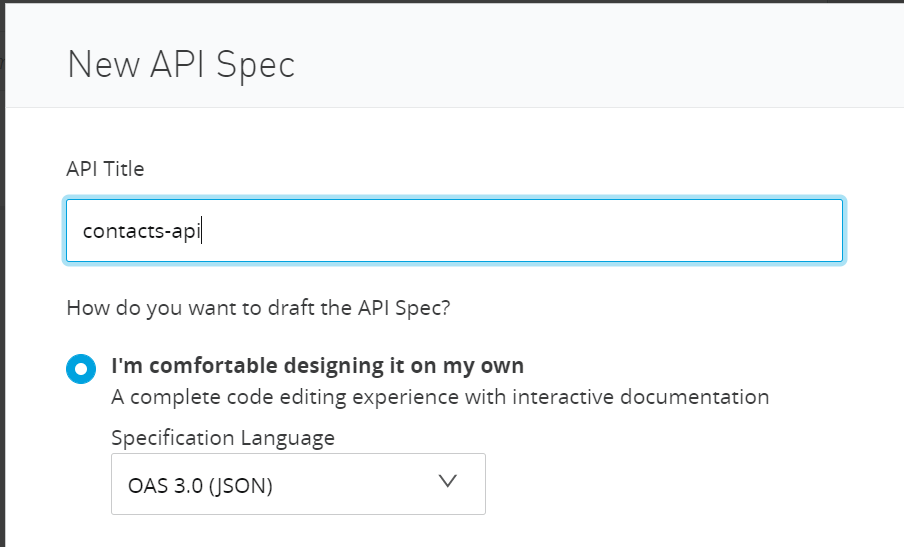 OpenAPI Specification 3.0 in Mulesoft