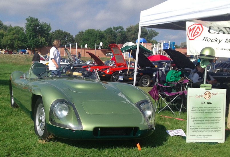 poeschl on cars : MG EX 186 at Colorado Conclave of British Cars