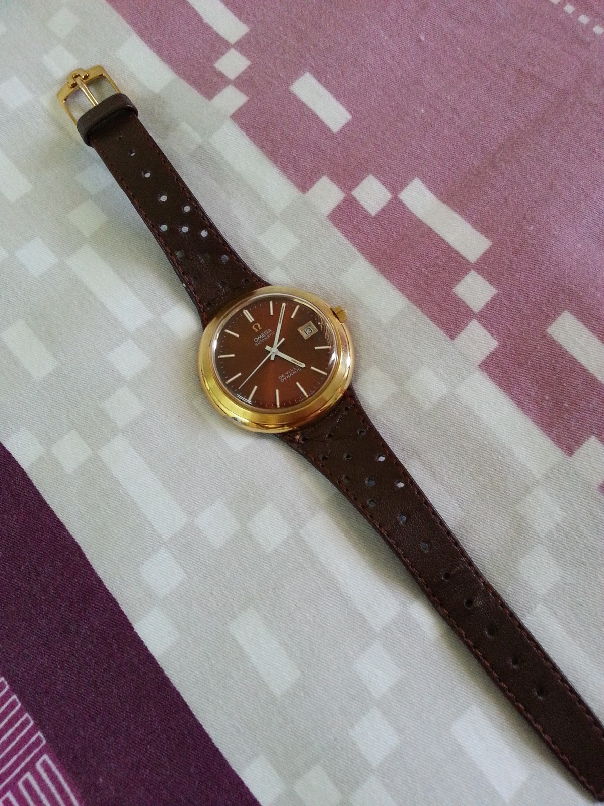 Pesona Jam: Vintage 1970's Omega DeVille Dynamic Goldtop