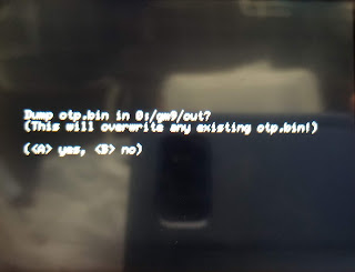 3ds otp.binファイルバックアップ方法(GodMode9)